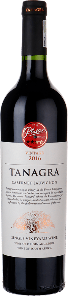 Tanagra Cabernet sauvignon ‘Single Vineyard Wine’